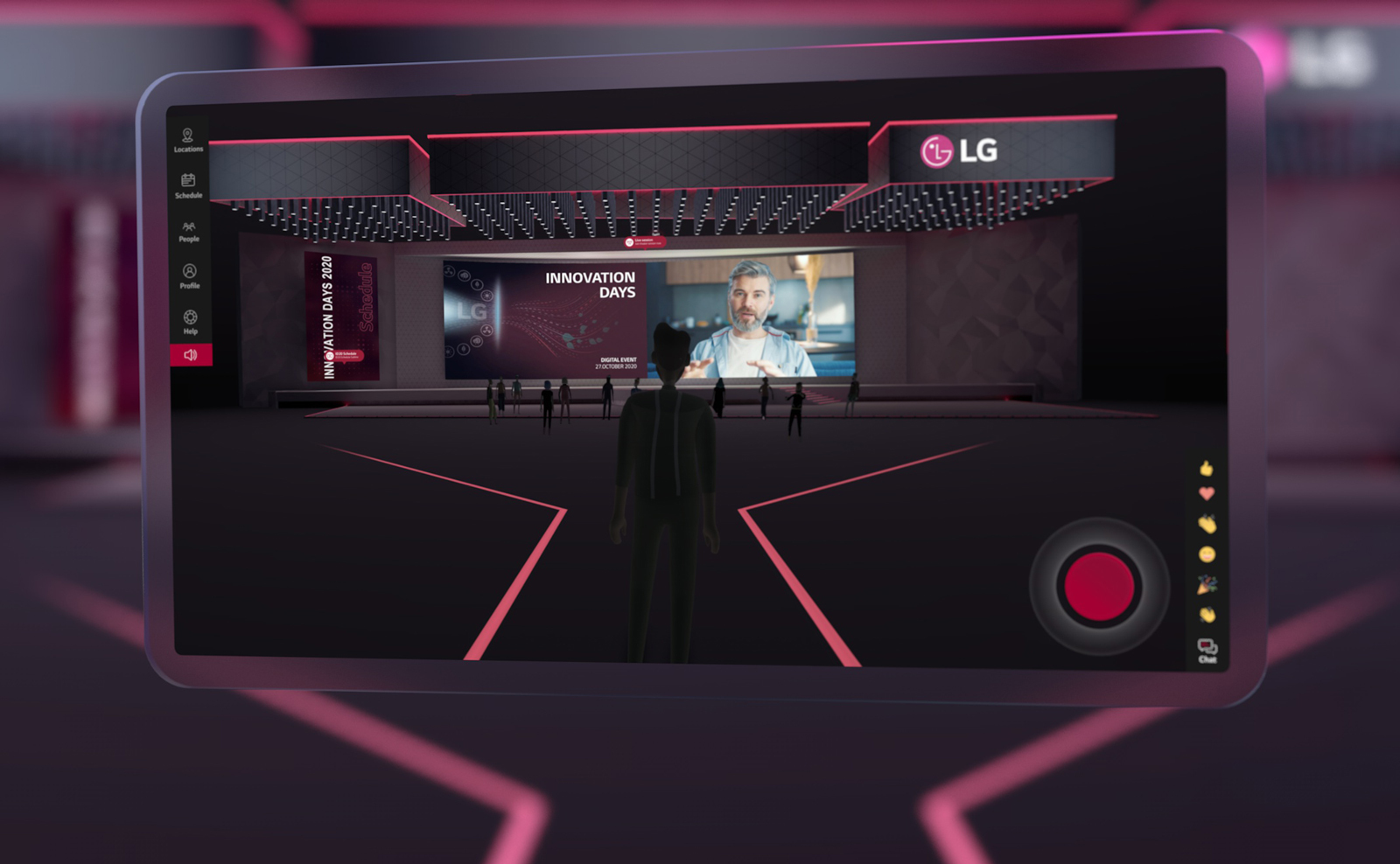 LG Corporate Virtual Conference Experience - showcased