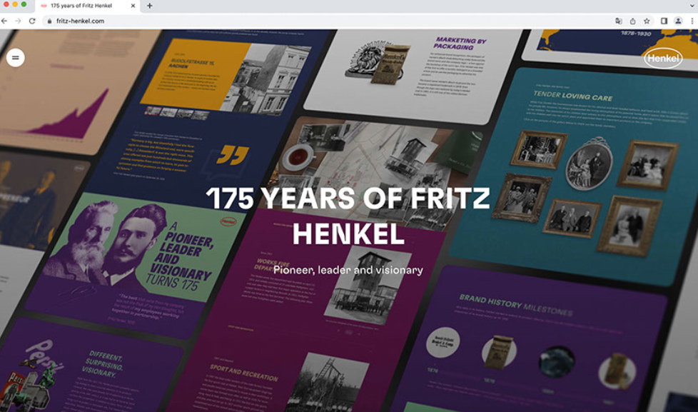 175 Years Of Fritz Henkel: Exhibition - showcased
